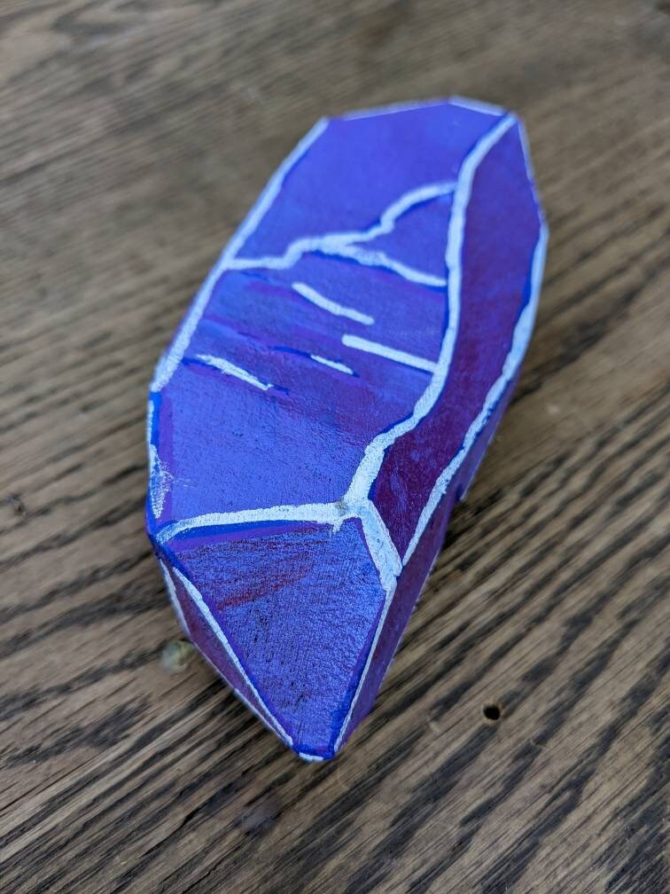 EVA Foam Prop Crystal Gems. Pick Your Color/red, Blue, Green or Purple ...