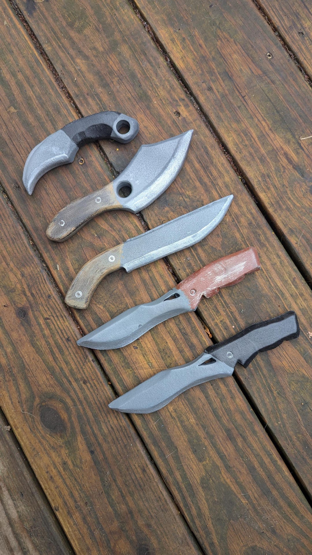 Larp Safe Throwing Knives/coreless/foam Mini Daggers/ Handmade - Etsy