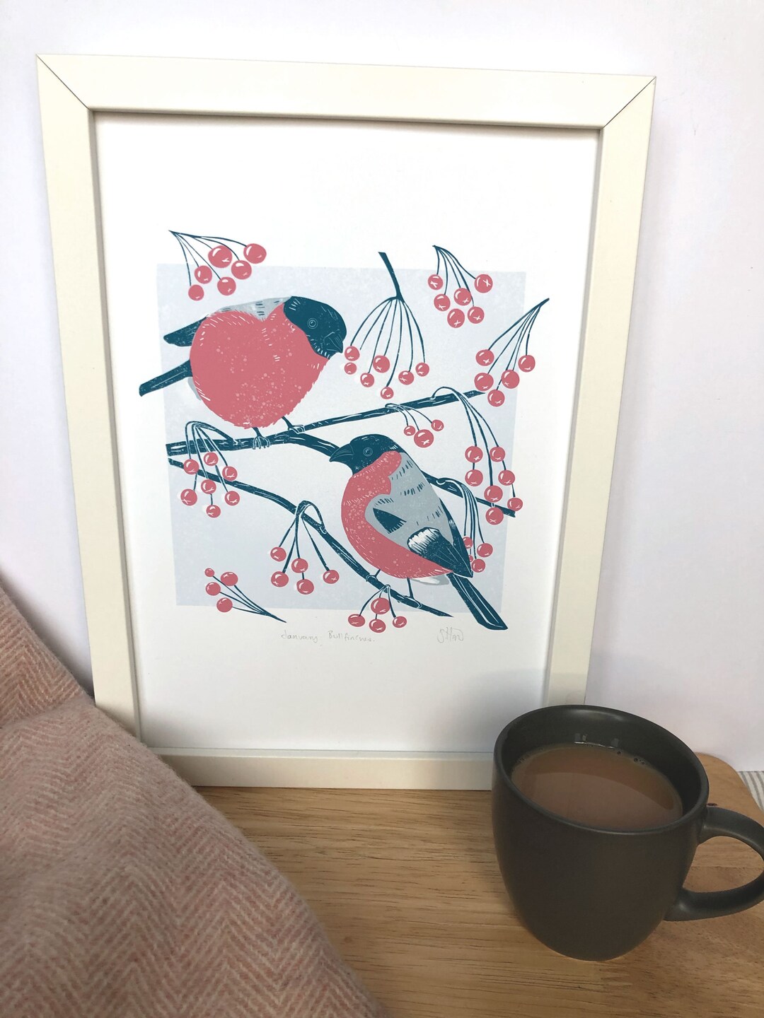 A4 Print Wall Art Seasonal Winter January British Garden Birds ...