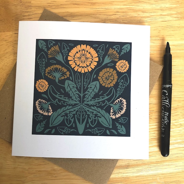 Block Print Cards - Etsy