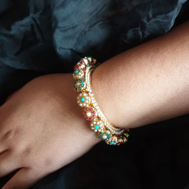 Jadau Bangles - Etsy
