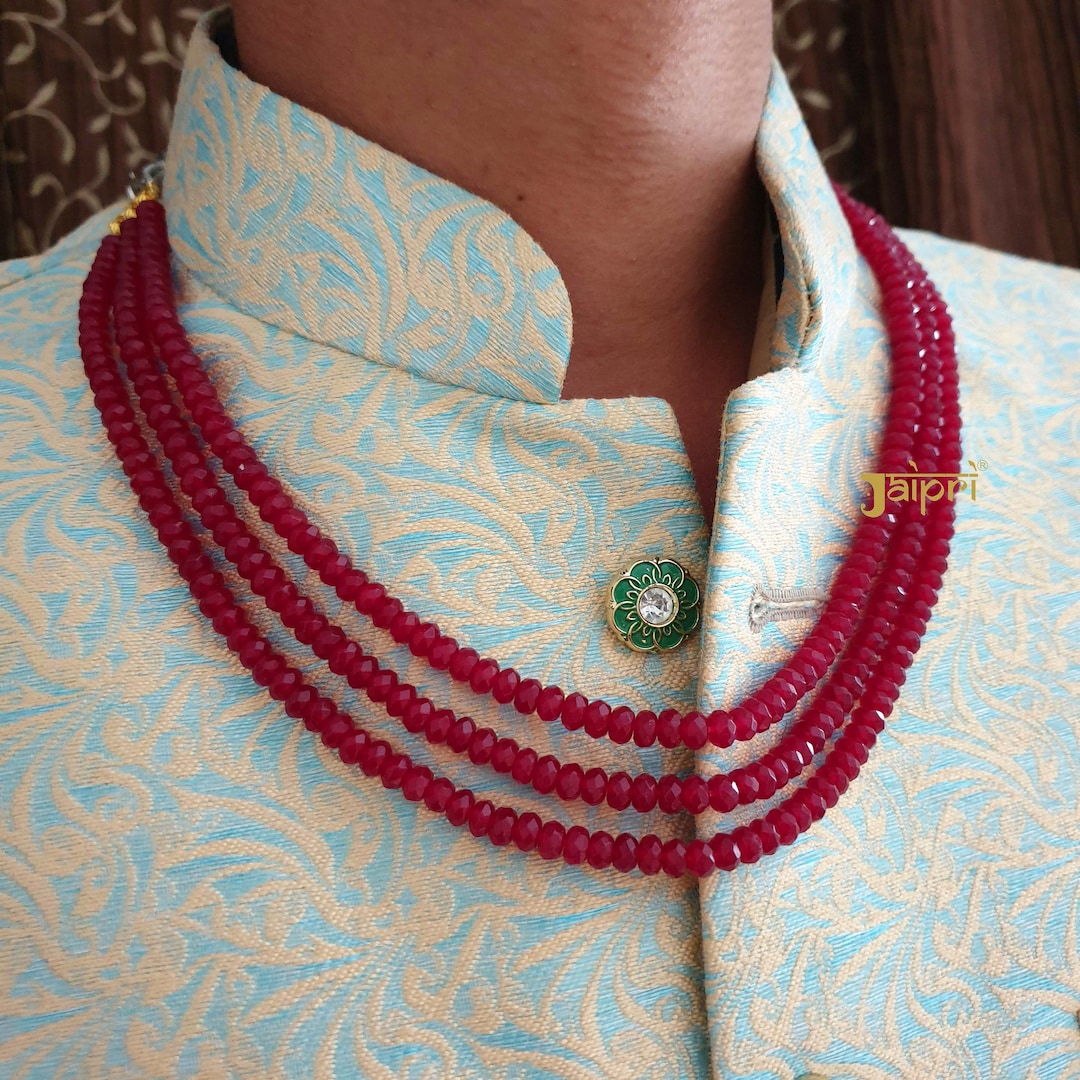 Stone Groom Jewelry Indian Wedding Jewelry Pakistani Groom - Etsy