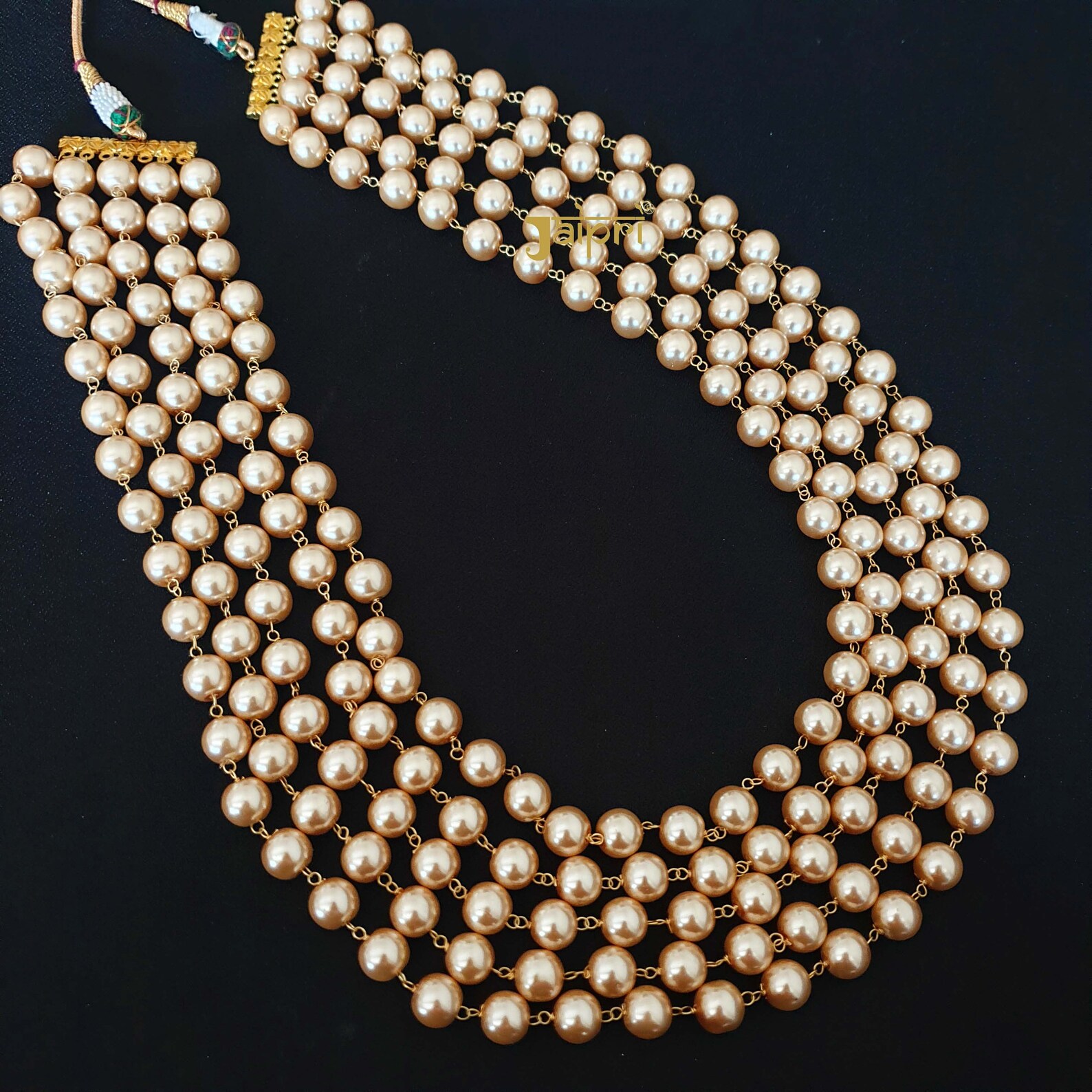 Pearl Mala for Groom, Multi Layer Pearl Sherwani Mala, Dulha Mala ...