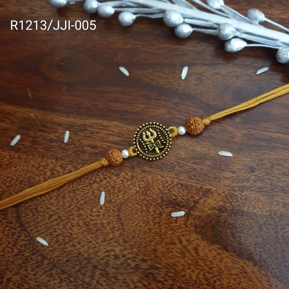 Shiva Om Rudraksha Rakhi for Brother Rakhi Bracelet for - Etsy