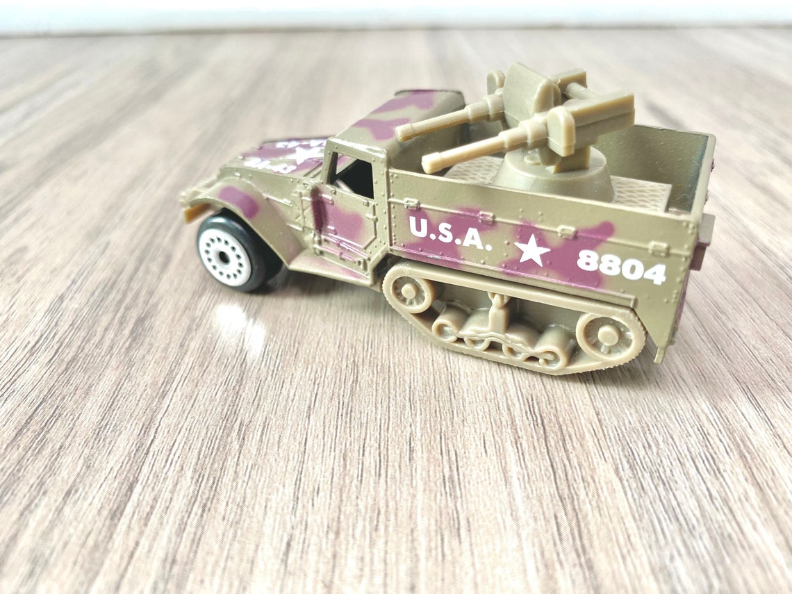 Vintage Zee Toys Zylmex 1/64 T431 Armored Half Track Military | Etsy