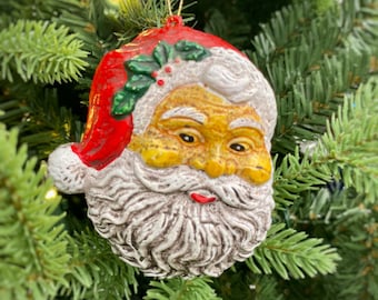 Plastic Santa Head - Etsy