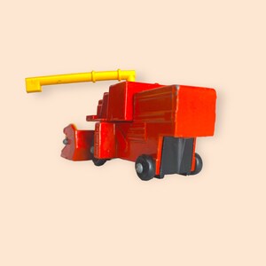 Vintage 1977 Matchbox Red Combine Harvester, Matchbox Combine Harvester ...