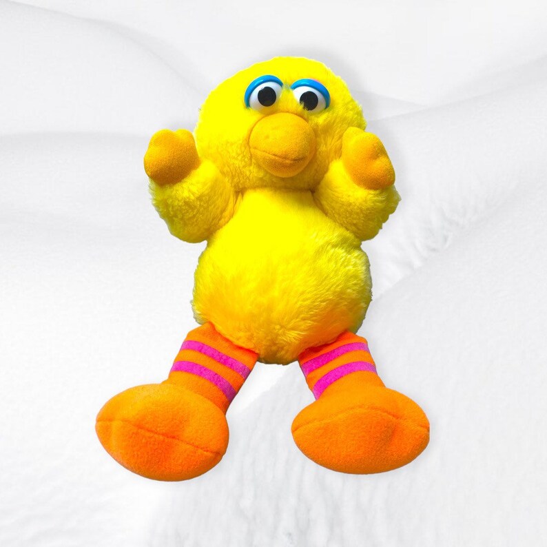 Vintage Hasbro Softies Plush Baby Big Bird Vintage Hasbro - Etsy