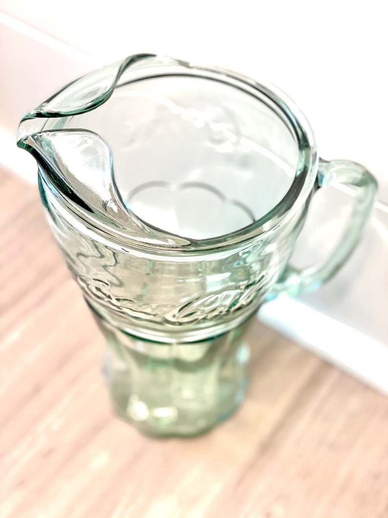 Vintage Coca Cola Glass Pitcher Coca Cola Pitcher Coca Cola - Etsy