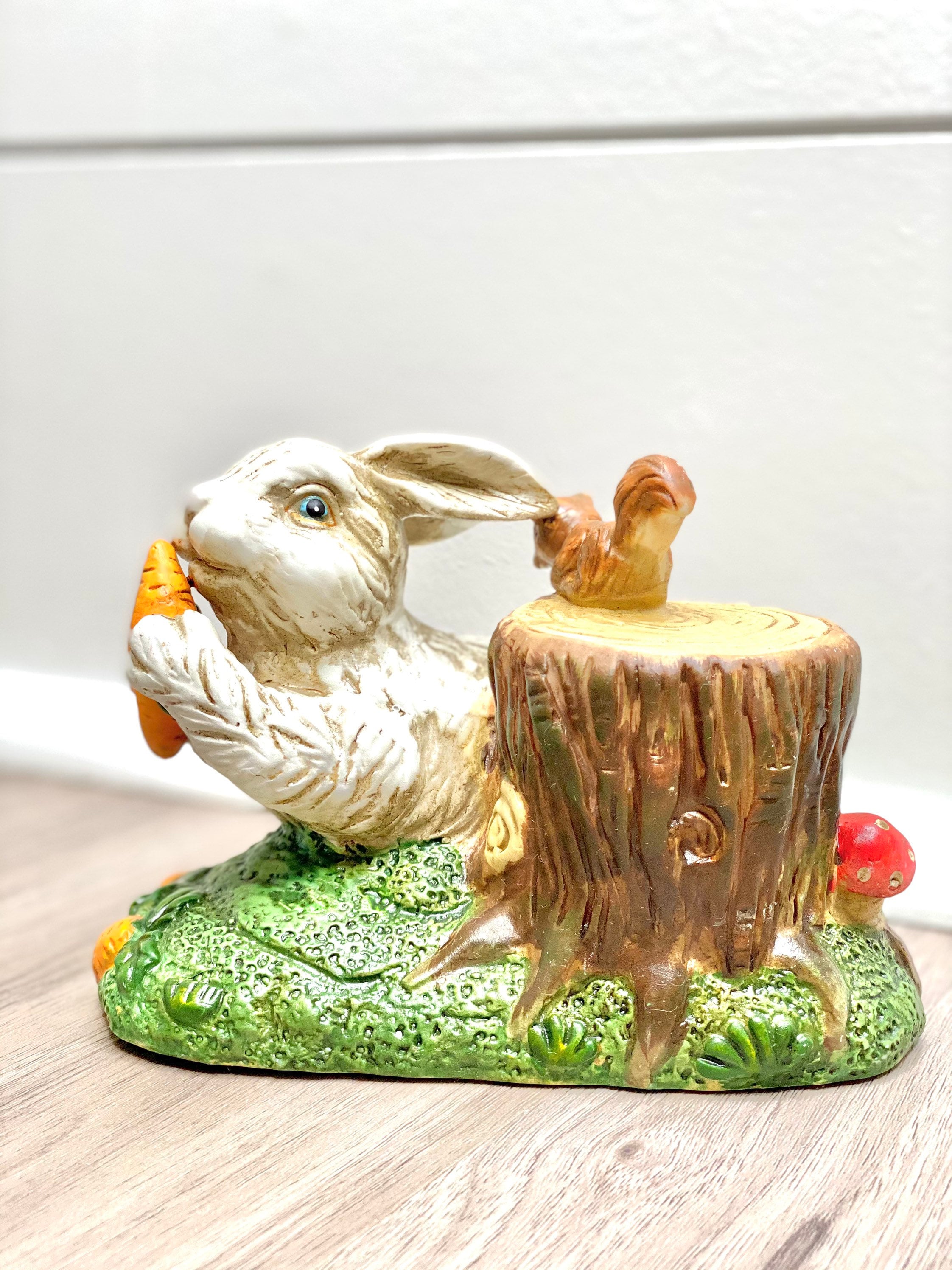 Vintage Ceramic Rabbit Vintage Garden Rabbit Deco Vintage | Etsy