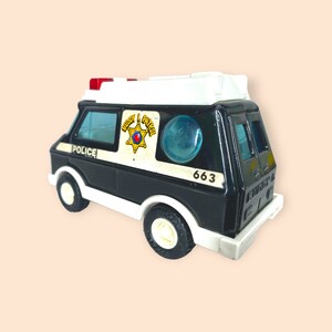Vintage Buddy L Patrol Police Van, Vintage Police Car Toy, Vintage ...