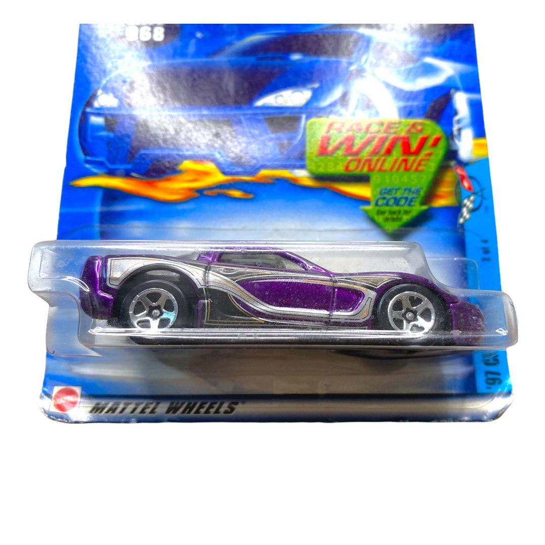 Vintage 1997 Hot Wheels Corvette, Vintage 1997 Hot Wheels Purple ...