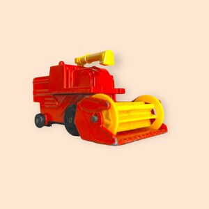 Vintage 1977 Matchbox Red Combine Harvester, Matchbox Combine Harvester ...
