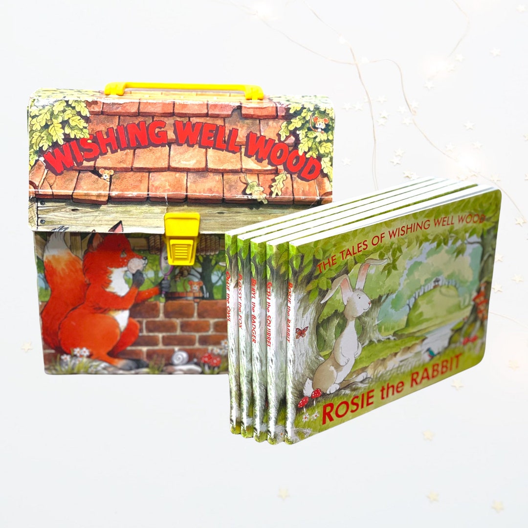 Vintage 1994 Wishing Well Woods Book Set With Carrier, Vintage Books ...