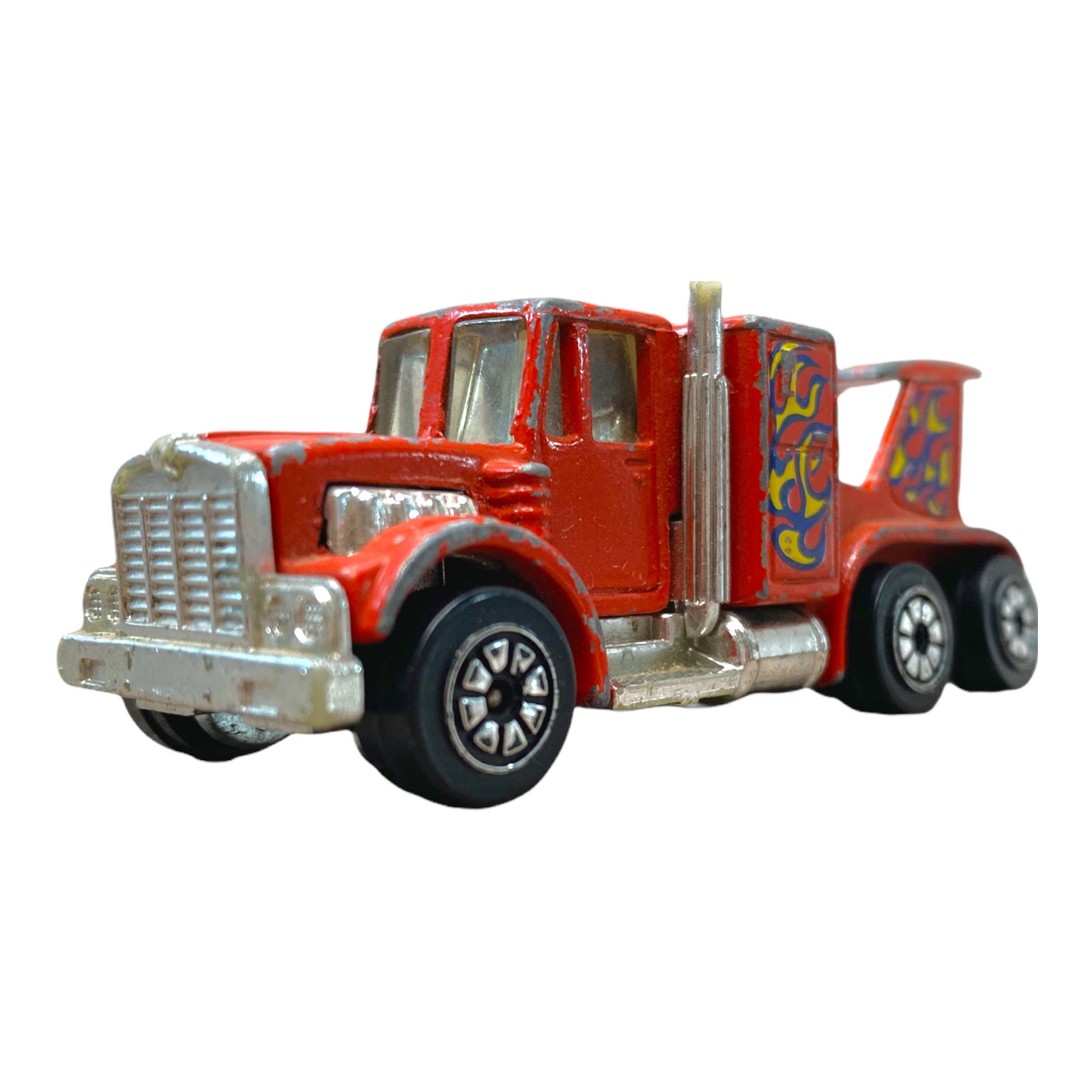 Vintage Kenner Prod Diecast model Truck Die cast Red Semi Kenner Prod ...
