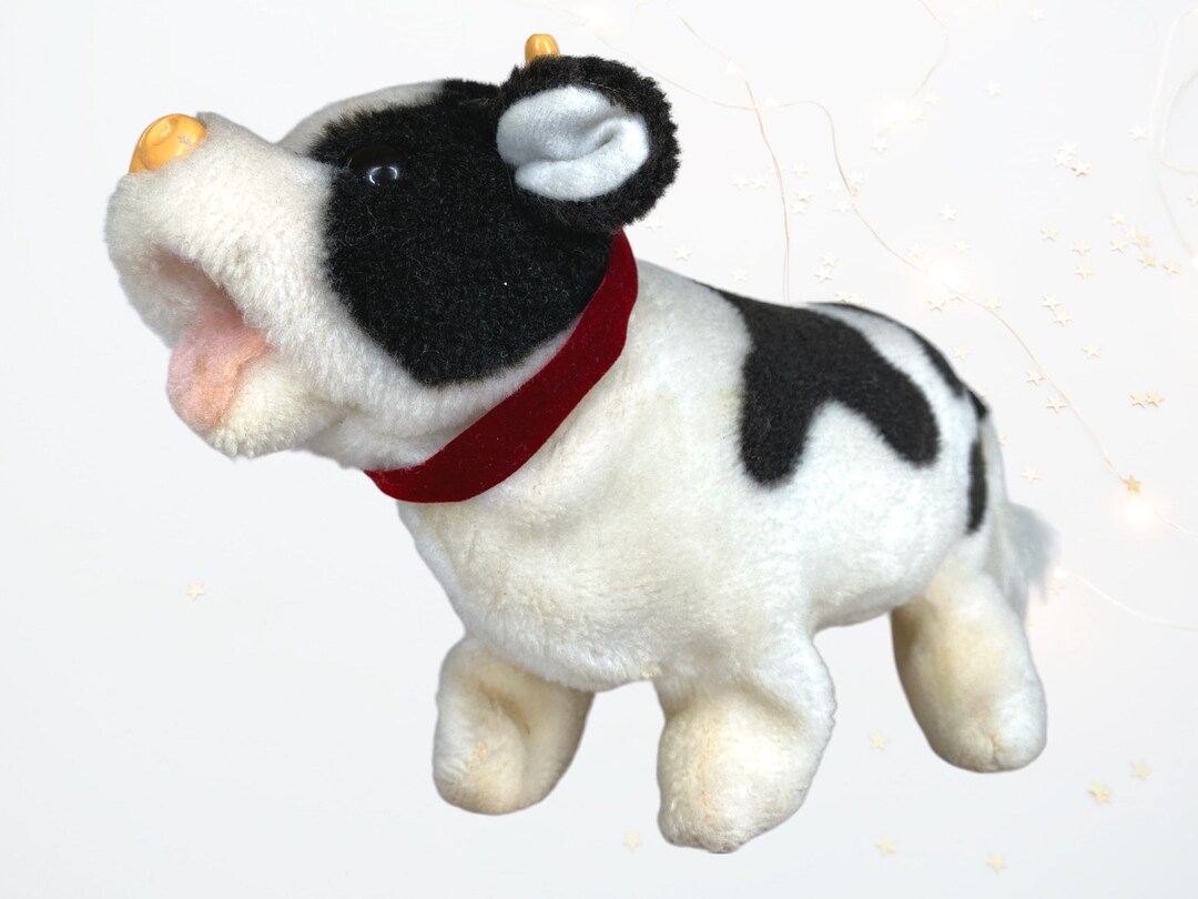 Vintage 1983 Iwaya Roly Poly Cow Toy Vintage Roly Poly Cow - Etsy