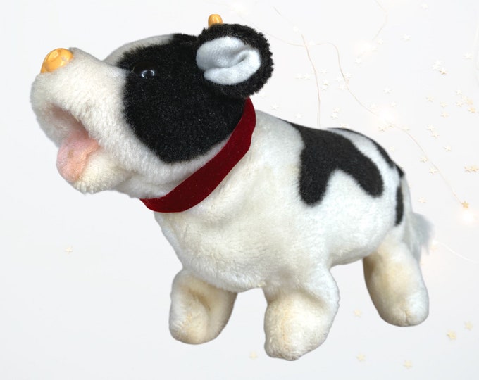 Vintage 1983 Iwaya Roly Poly Cow Toy, Vintage Roly Poly Cow Toy ...