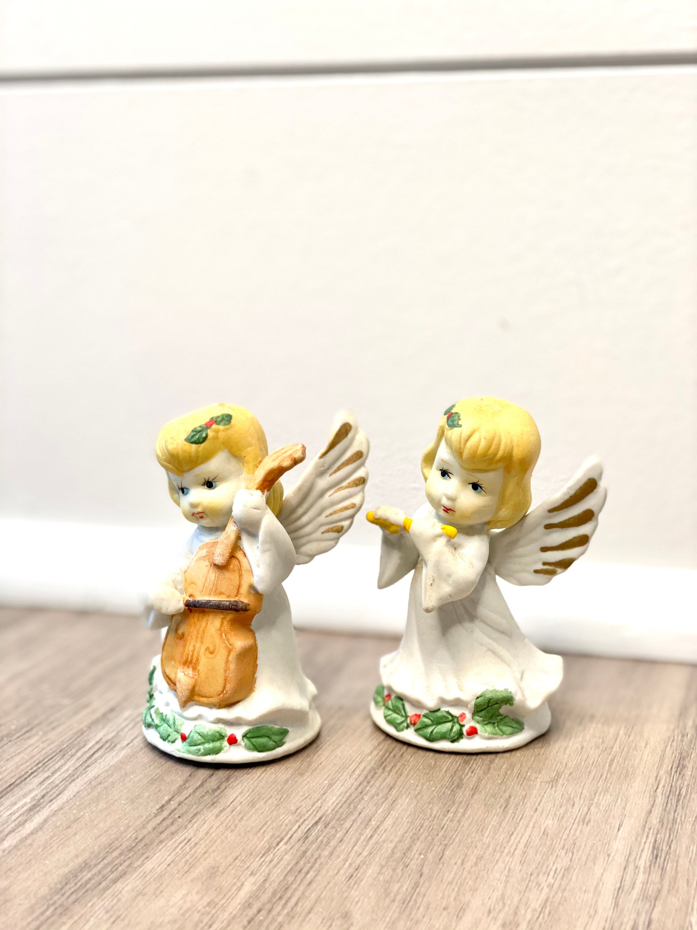 Vintage Lefton Musical Christmas Angels Vintage Lefton | Etsy