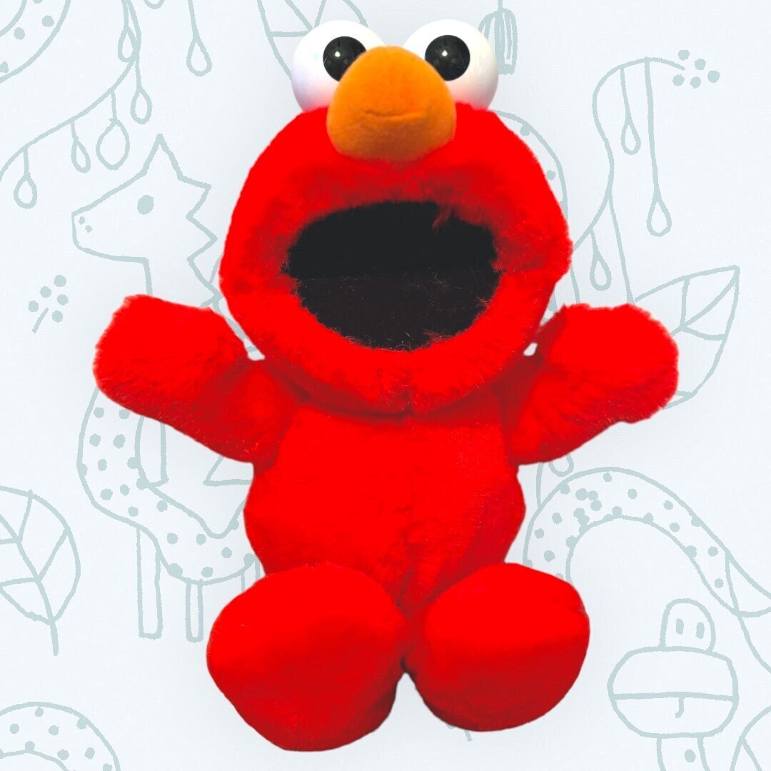Vintage Tickle Me Elmo Doll 1995, Tickle Me Elmo, Elmo Doll, Sesame ...