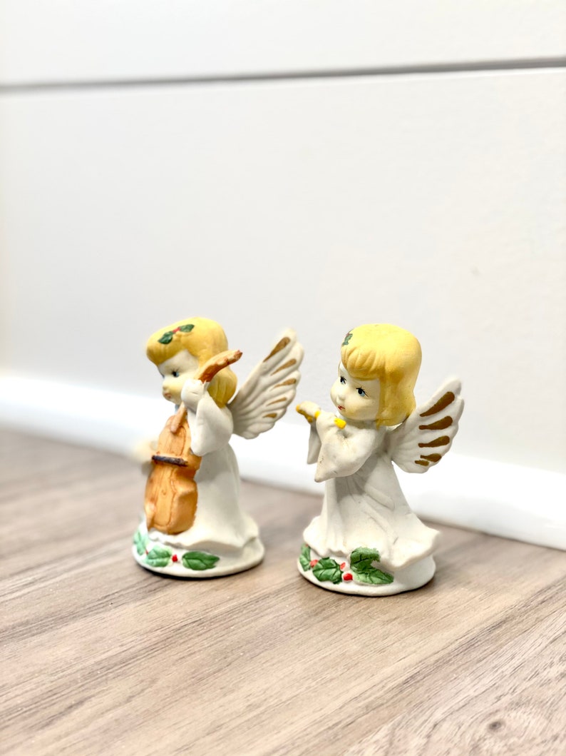 Vintage Lefton Musical Christmas Angels Vintage Lefton | Etsy