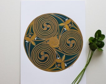 Celtic Paintings and Prints - Etsy