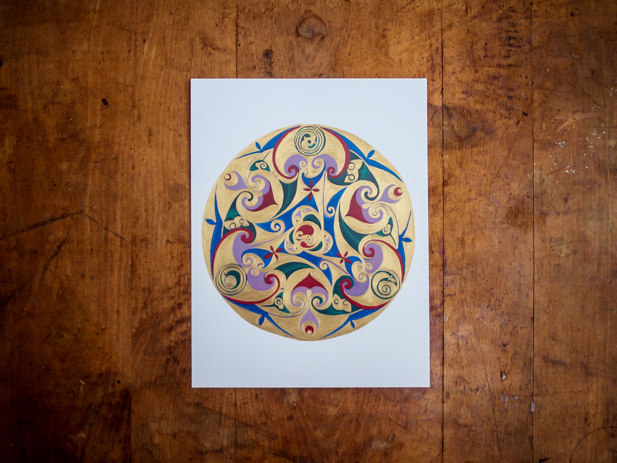 Dawn - Fine Art Celtic Roundel, Celtic Mandala - Etsy