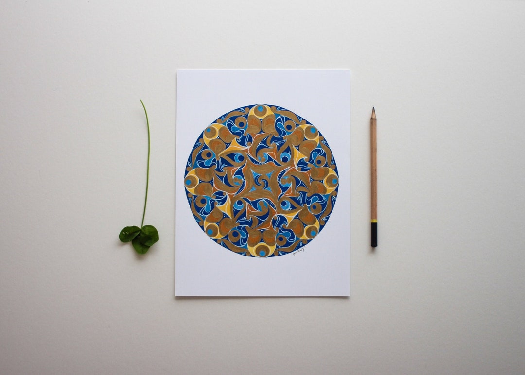 Wind - Fine Art Celtic Roundel, Celtic Mandala - Etsy