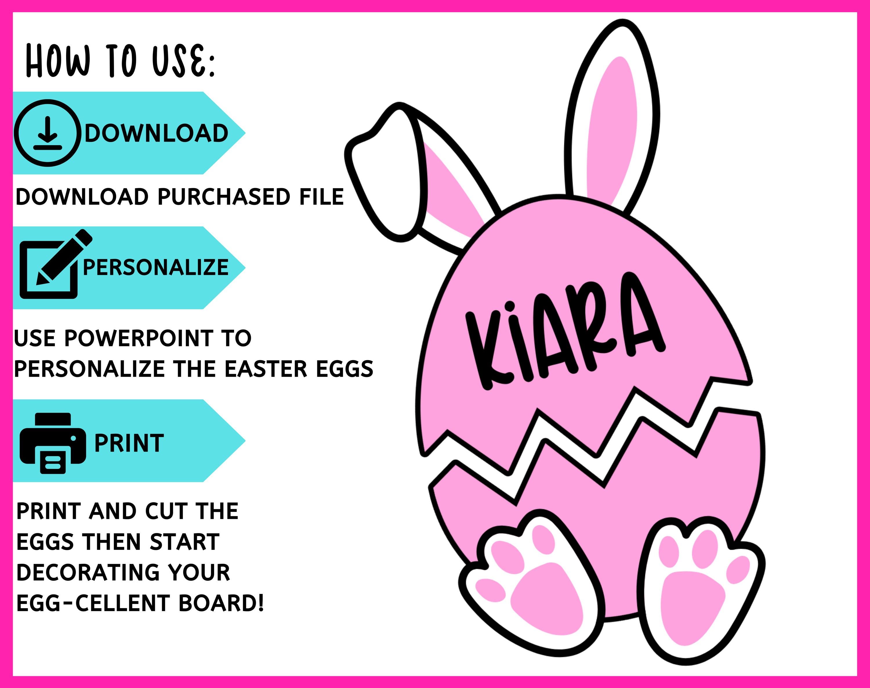 Easter Bulletin Board | Easter Egg Class Decor | Children’s Faces ...