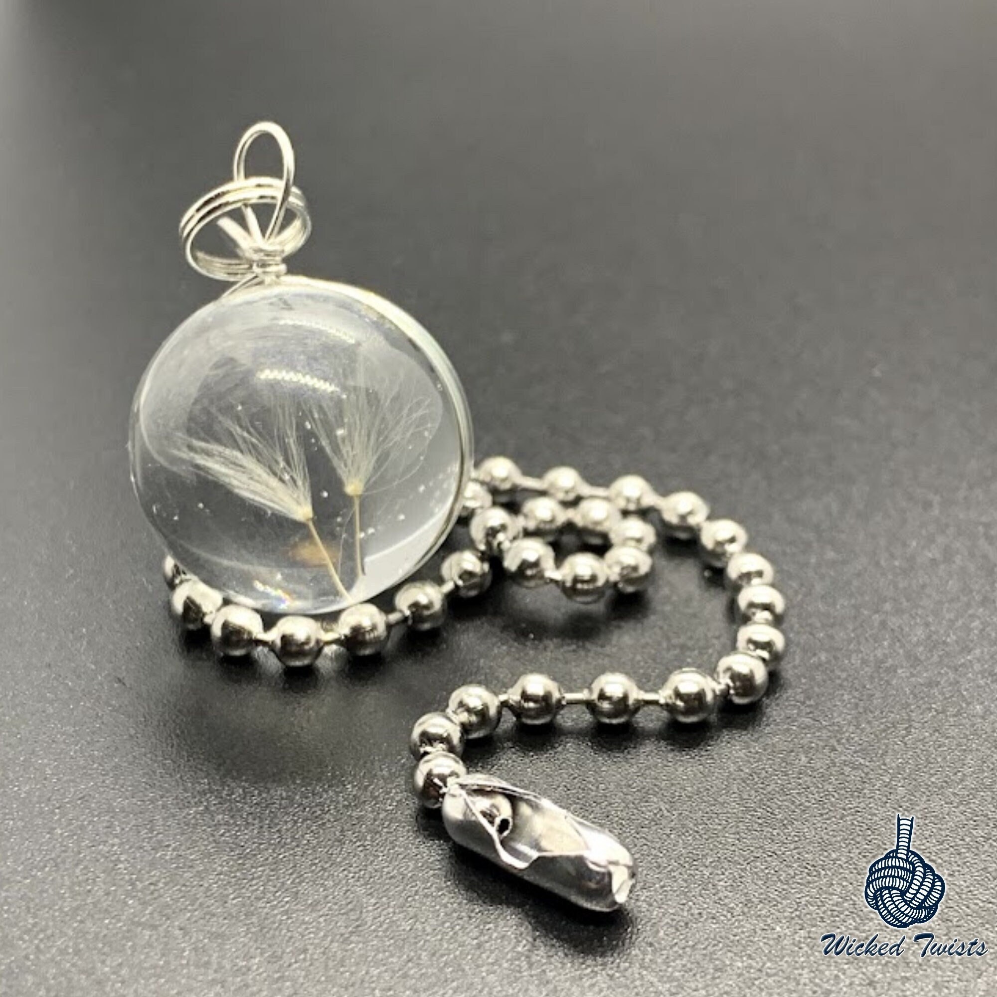 Dandelion Fan Pull Chain / Light Pull Chain - Etsy