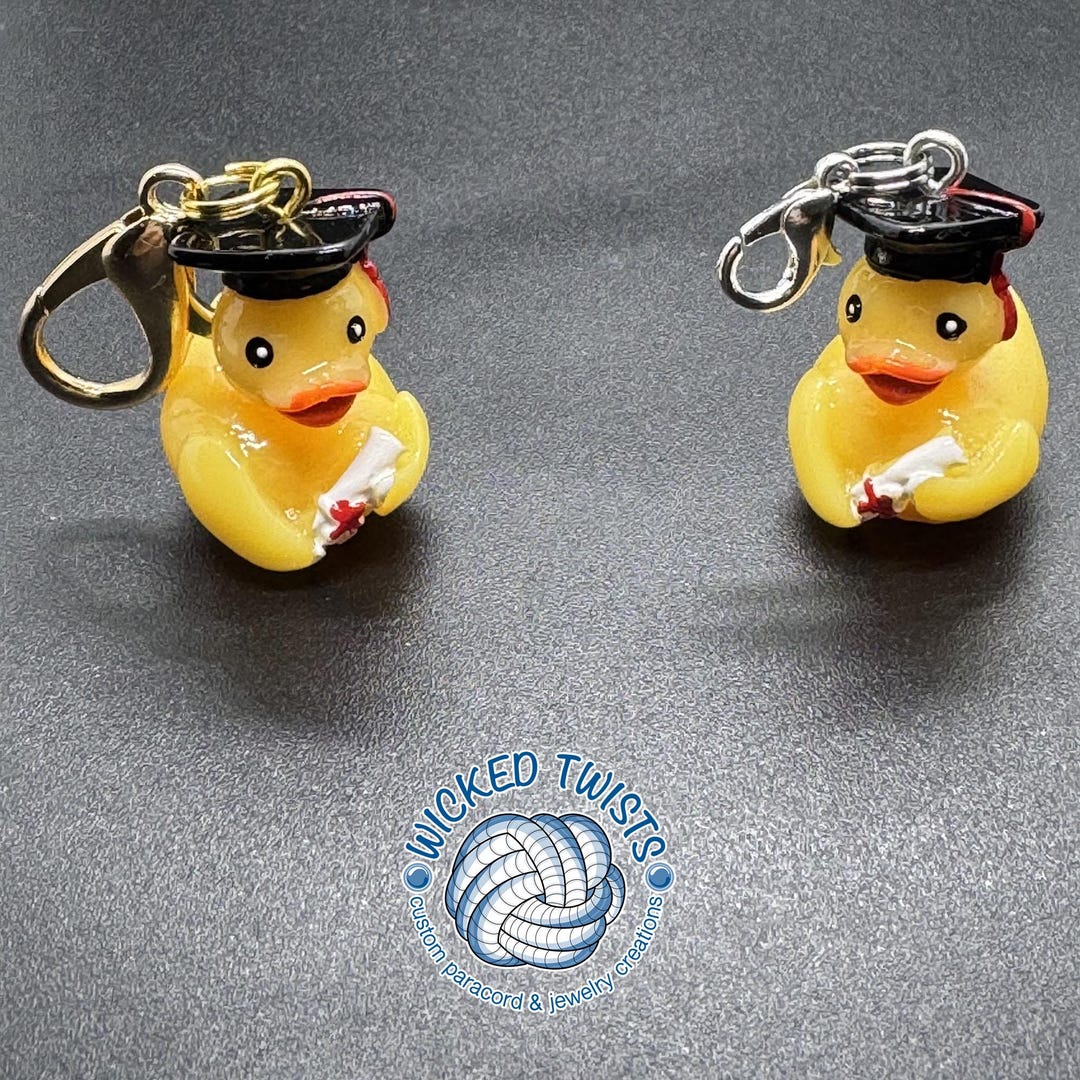 Graduation Duck W/ Diploma Zipper Pulls - Etsy