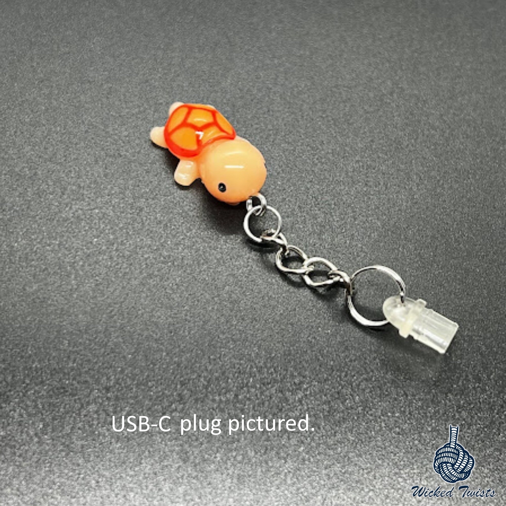 Turtle Charm Dust Plugs - Iphone, Android, Tablets, Laptops | USB-C ...