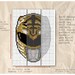 Mighty Morphin Power Rangers Original Ranger Helmets Digital Printable ...