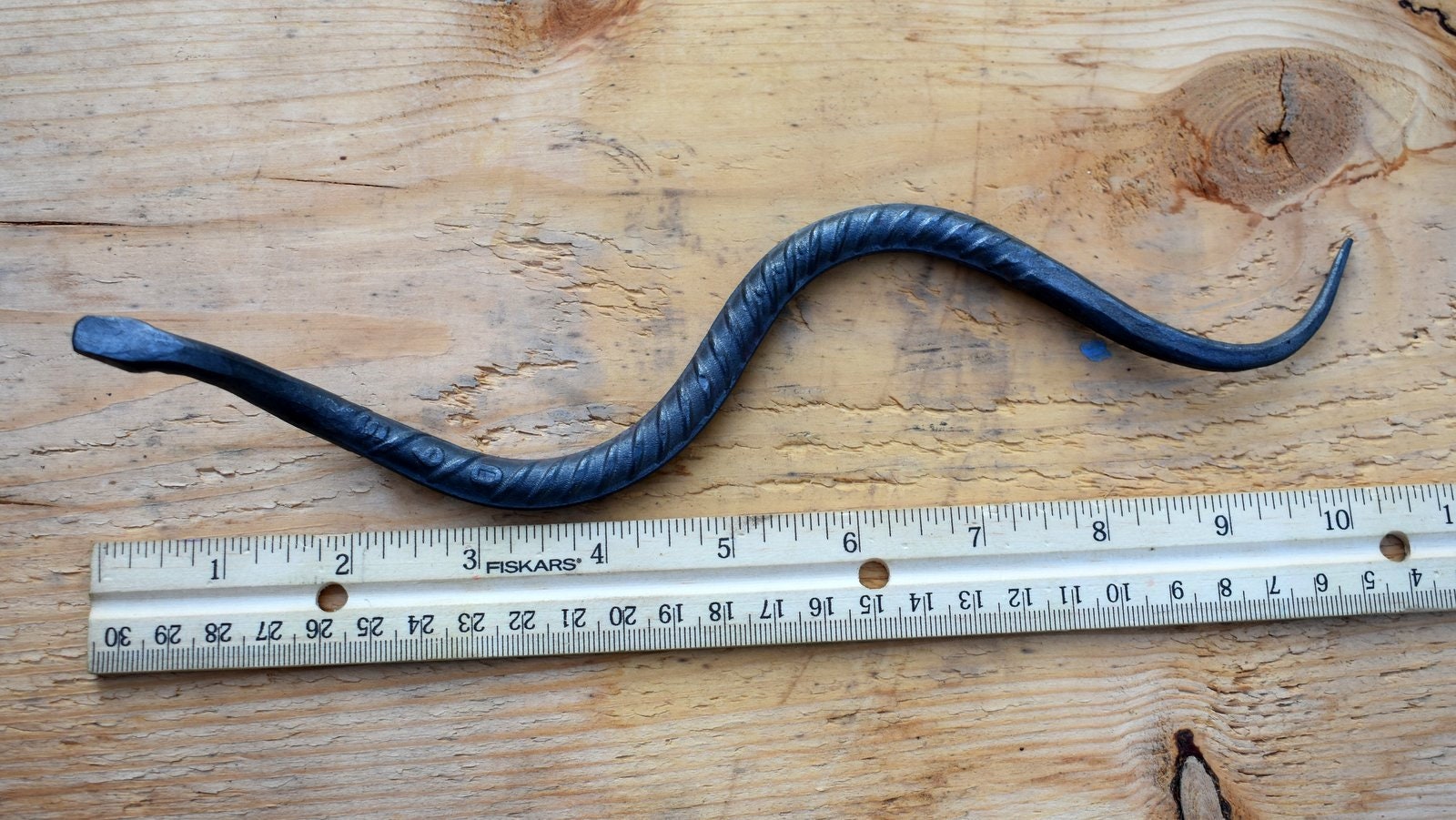Hand-forged Mini Rebar Snake - Etsy