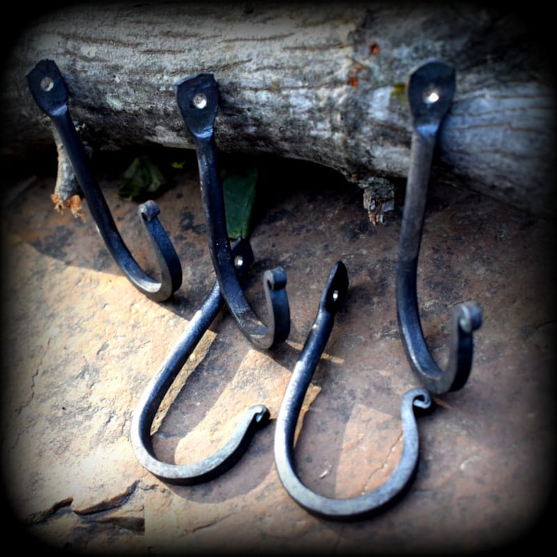 Hand Forged Hooks - Etsy