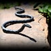 Hand Forged Rebar Snake Your Choice of Style - Etsy