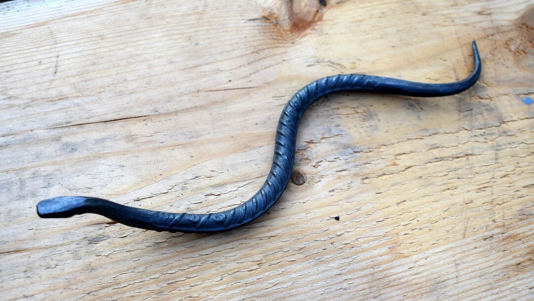 Hand-forged Mini Rebar Snake - Etsy