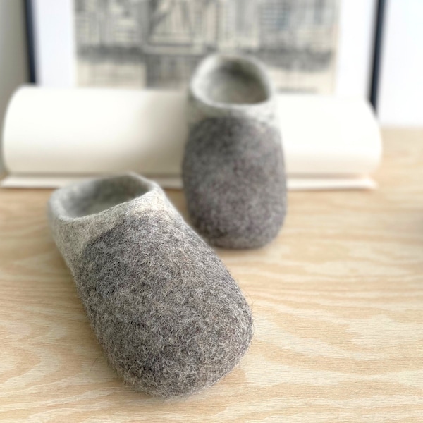 Felt Slippers - Etsy