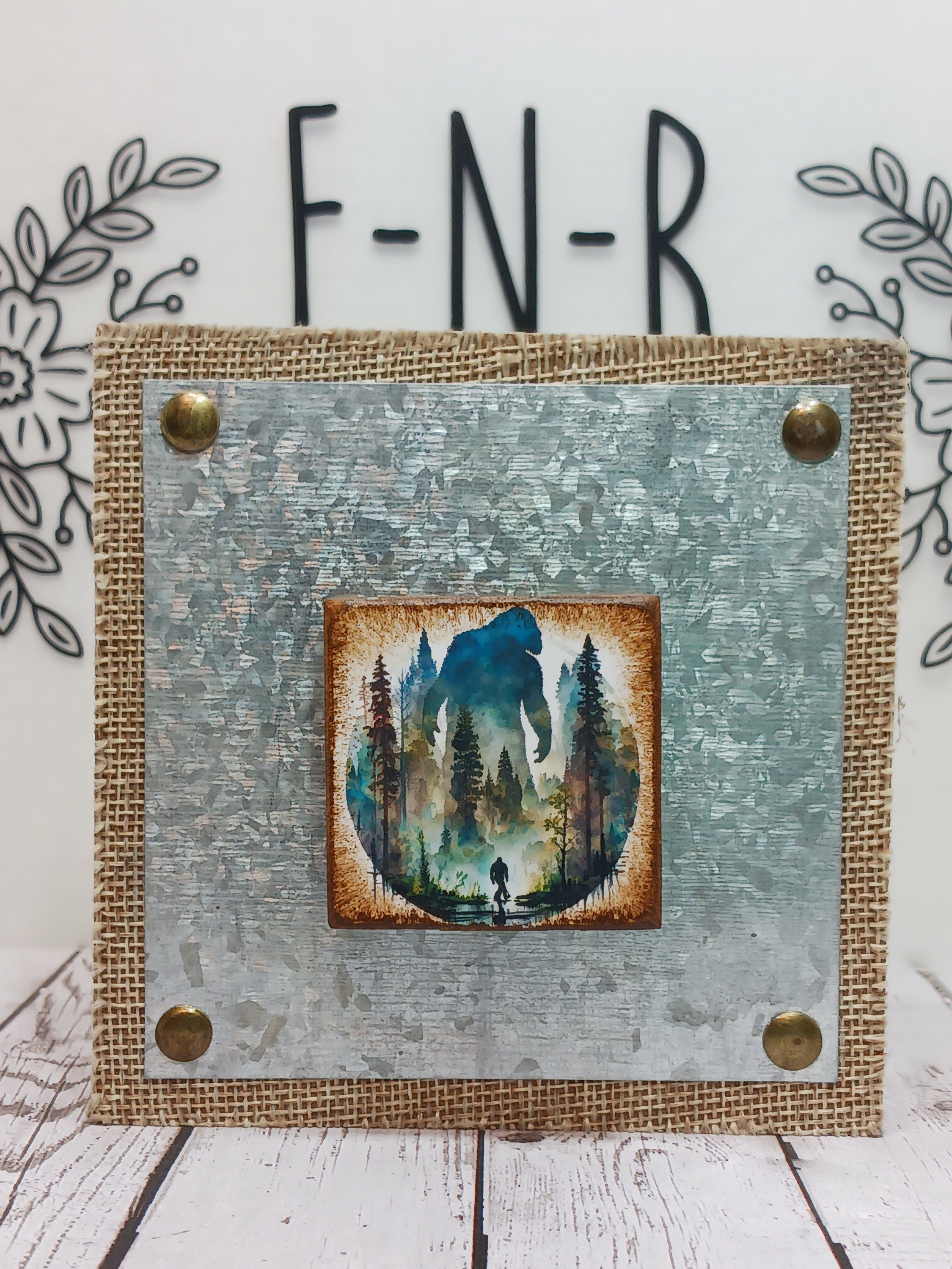 Big Foot Magnets Set of 4. Handmade Wooden Magnets 51 Designs to Choose ...