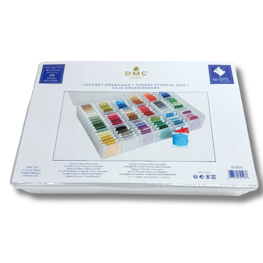 DMC Garnbox, DMC BOX, Stickgarn Box, Stickgarn Aufbewahrung - Etsy.de