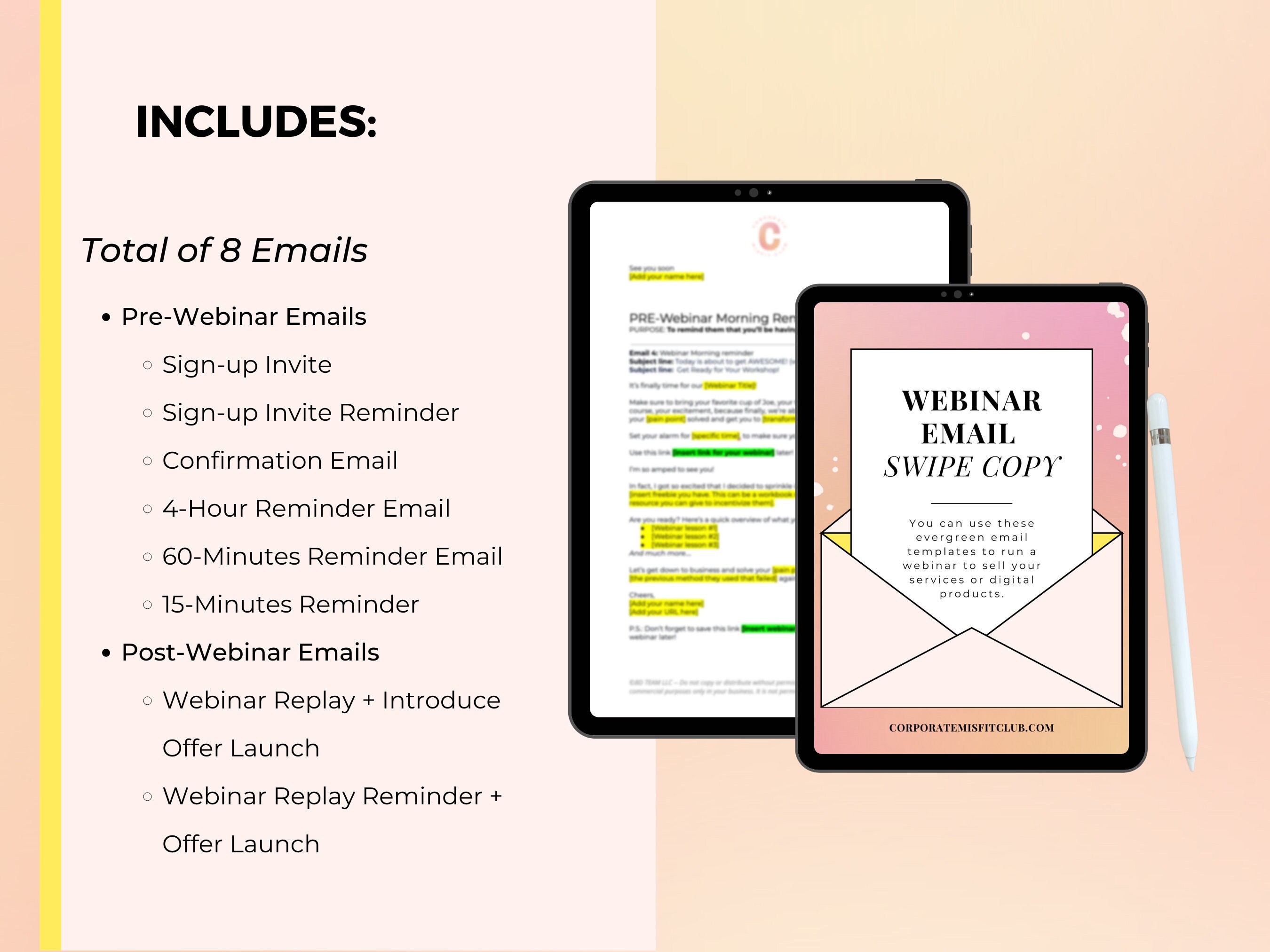 Webinar Email Sequence Done-for-you Webinar Email Scripts 8-part Email ...