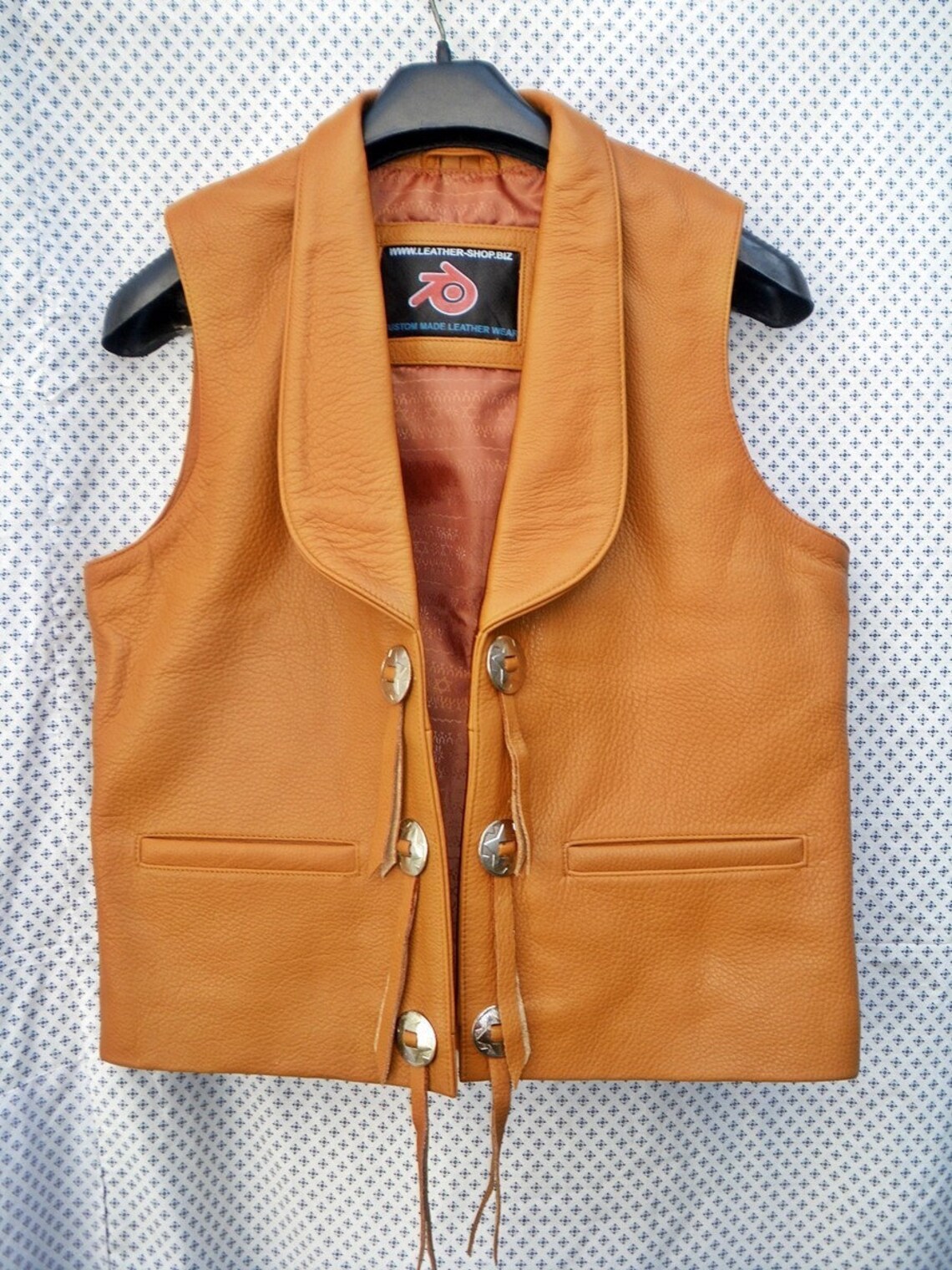 Bonanza Style Mens Leather Vest MLV75 - Etsy