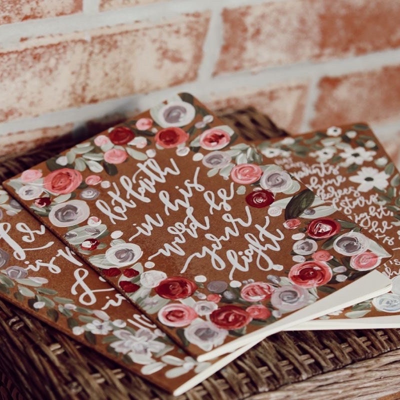 Painted Journal - Etsy