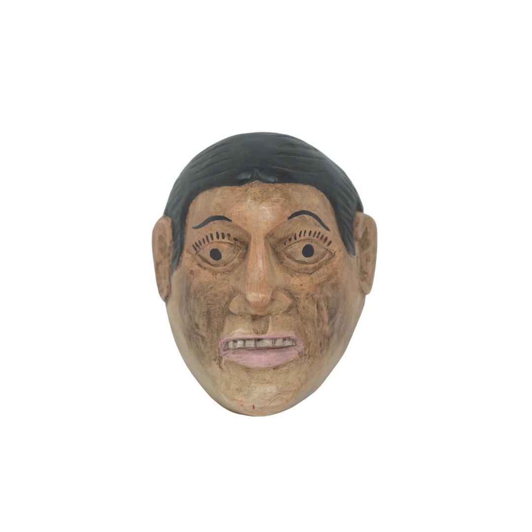 Handcarved Guatemalan Folk Art, Chapin Guatemalteco Wall Mask, Unique ...