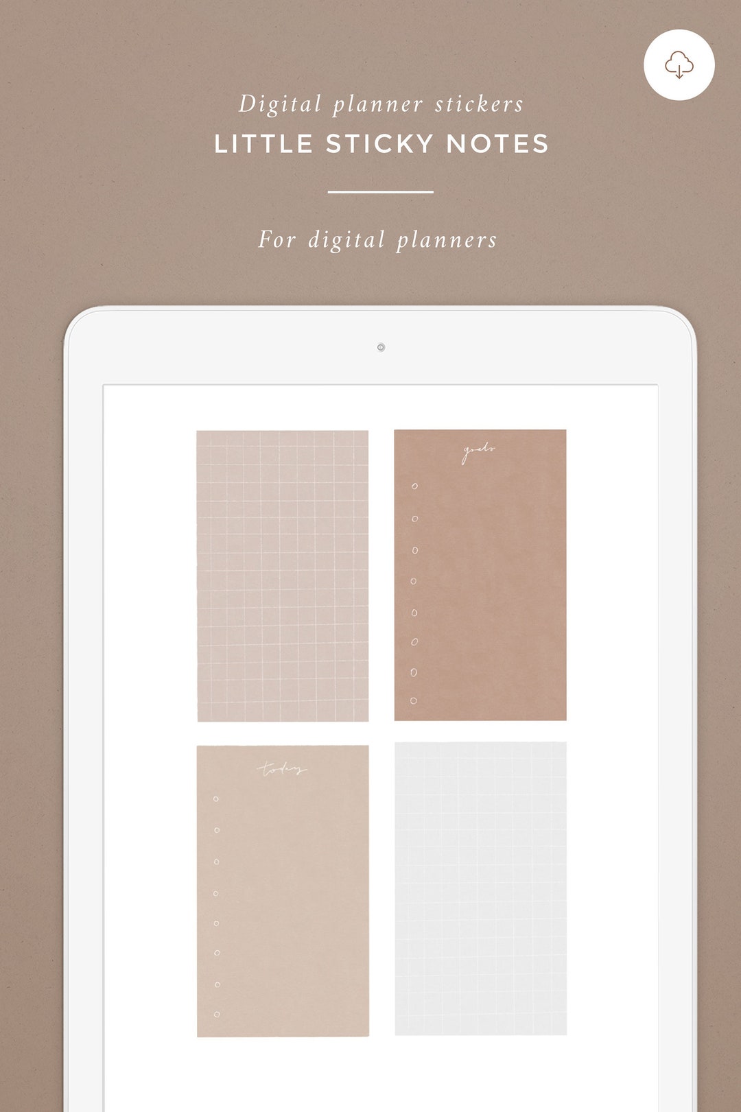 Little Sticky Notes - DIGITAL and PRINTABLE Planner Stickers ...