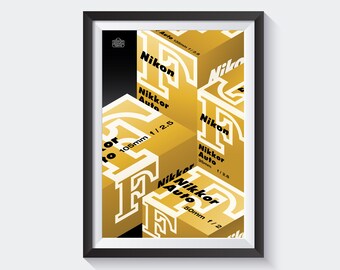 Nikon F Poster | Etsy