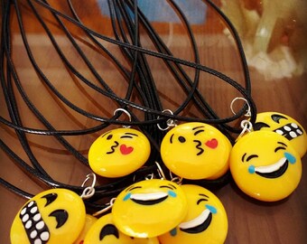 Emoji necklace | Etsy