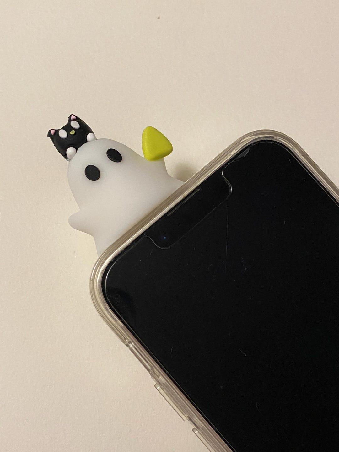 Resin Ghost Peeker: Kawaii Halloween Phone Charm, Desk Decor - Etsy