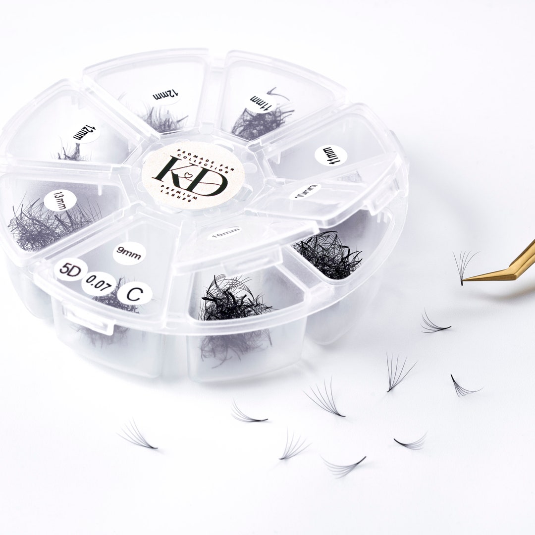 Mixed Length Pre-made Volume Fans 3D, 4D, 5D, 6D, 9D, 12D *1000 Fans ...