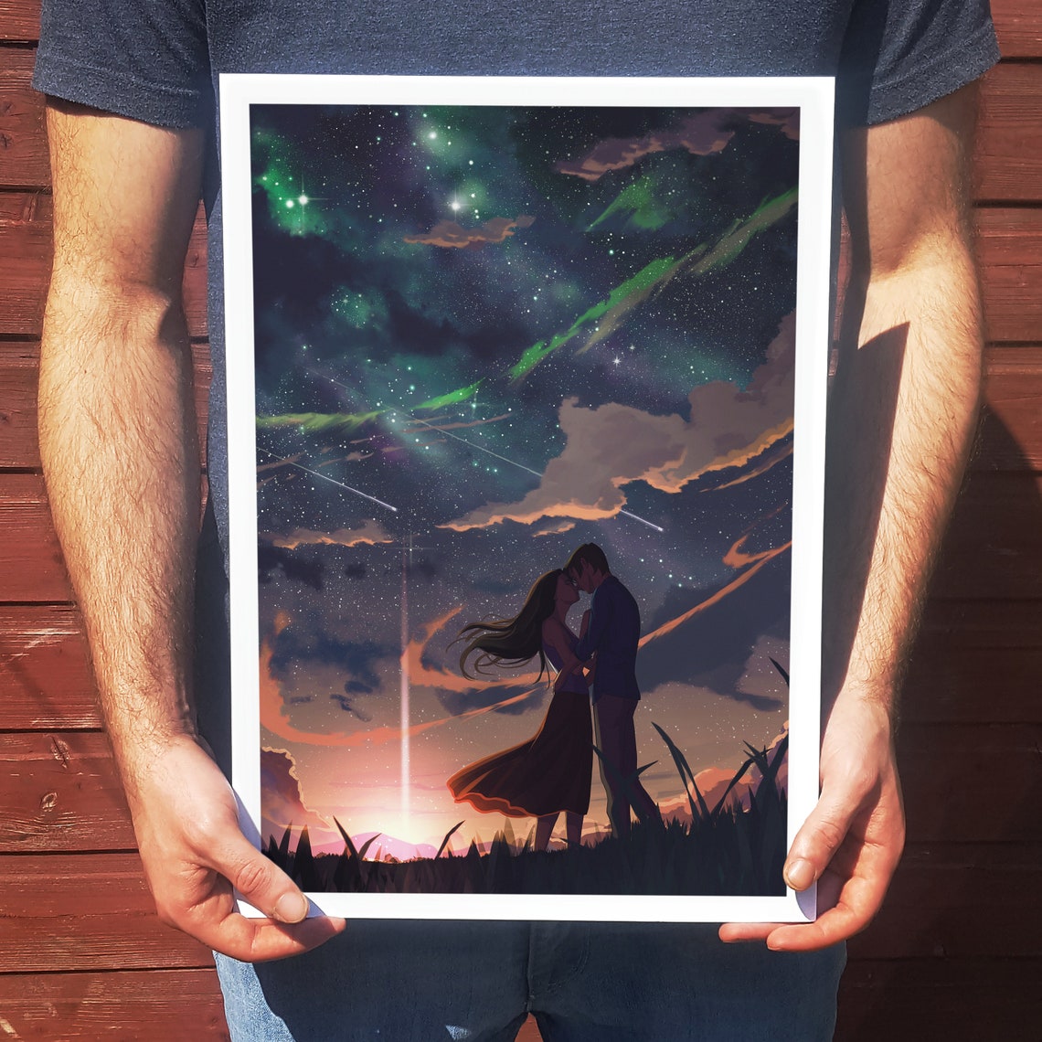 Romantic Illustration Art Print Light Years 165 - Etsy
