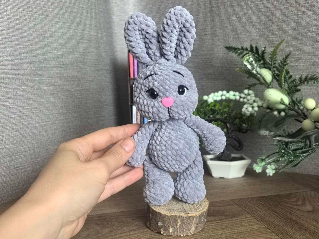 Crochet Plush Bunny, Amigurumi Rabbit, Cute Spring Gift, Easter ...